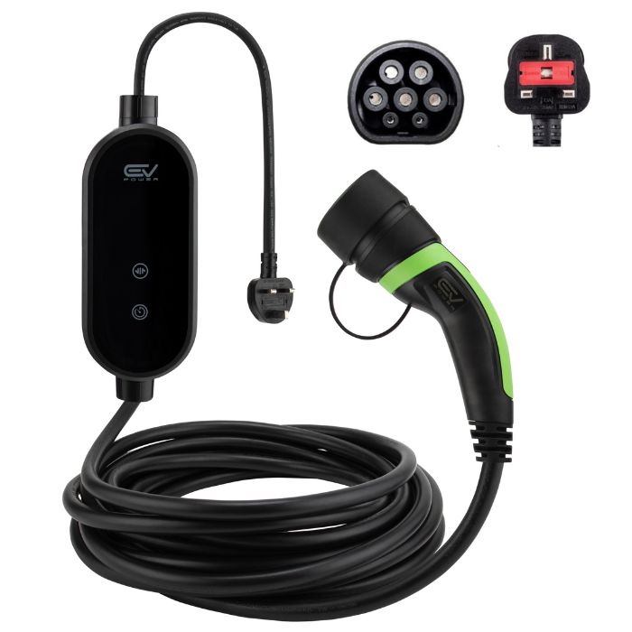 Type 2 to 3 Pin Charging Cable – V4 – EV Cable Shop