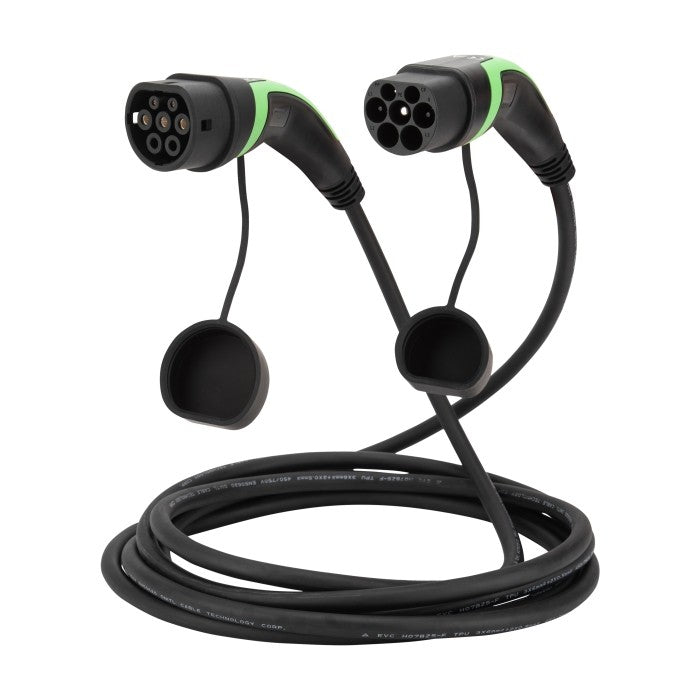 Type 2 Extension Charging Cable (5M/10/15M) - EV Cable Shop